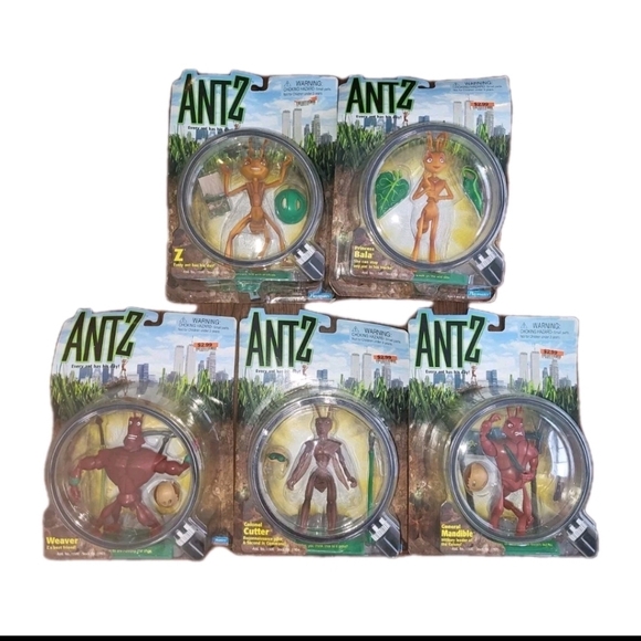Playmates Toys | Toys | Vintage 998 Antz Playmates Action Figures Z ...